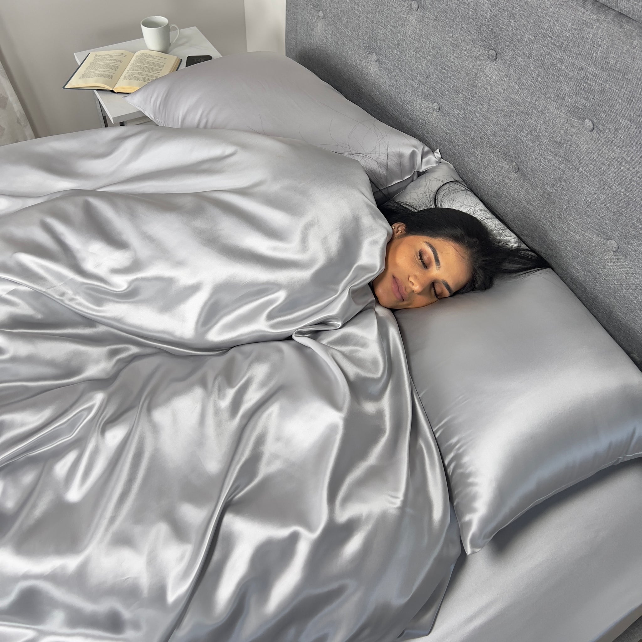 22 Momme Mulberry Silk Duvet Cover | Luxurious Hypoallergenic Bedding ...
